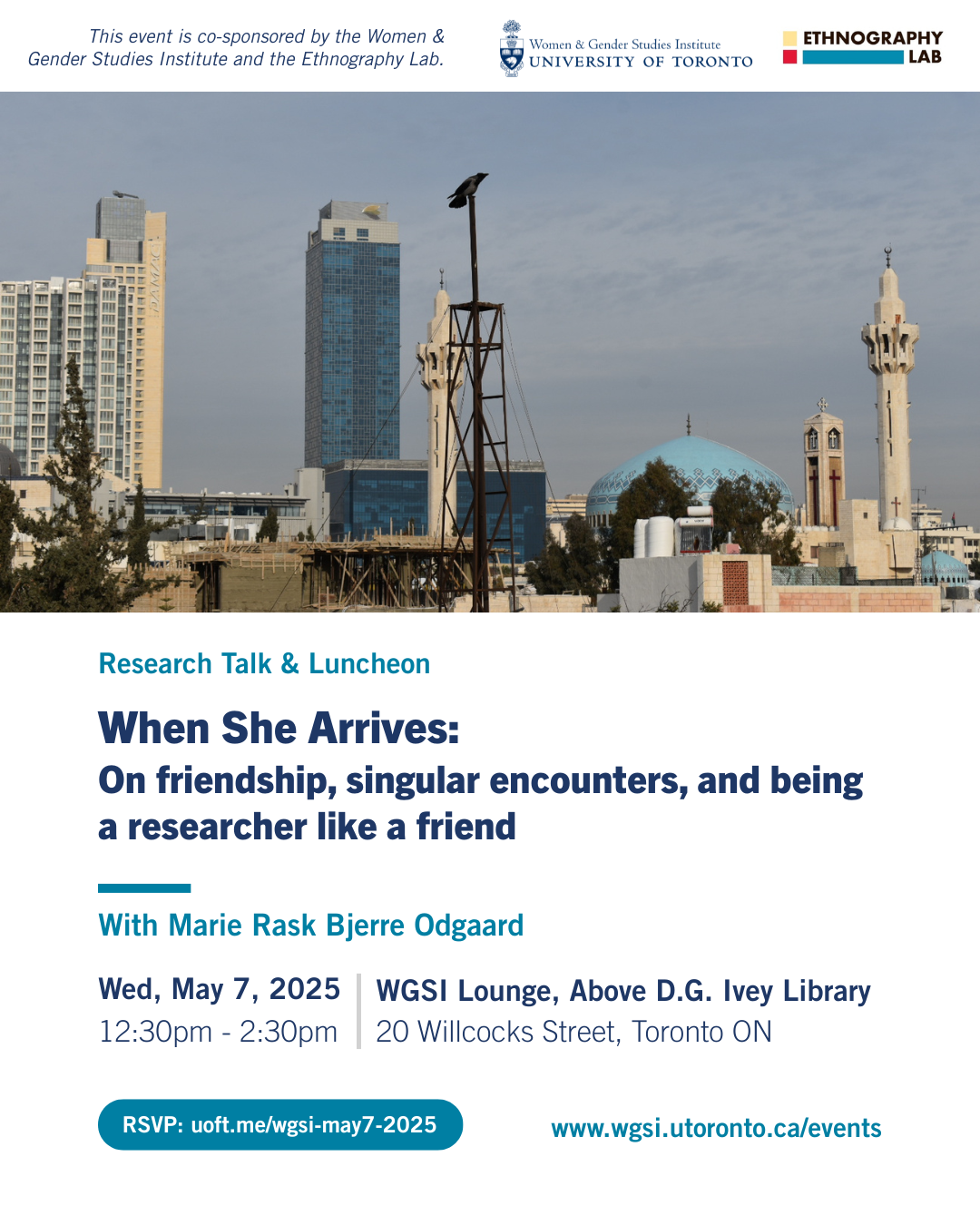 Upcoming Event May 7: On Friendship | Ethnography Lab